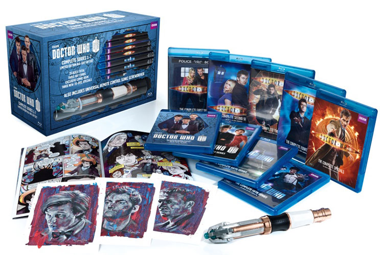 Doctor Who: The Complete Series 1-7 Limited Edition Blu-ray Gift Set ...